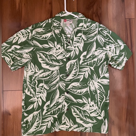 Hilo Hattie | Shirts & Tops | Authentic Hilo Hattie Aloha Shirt Green ...